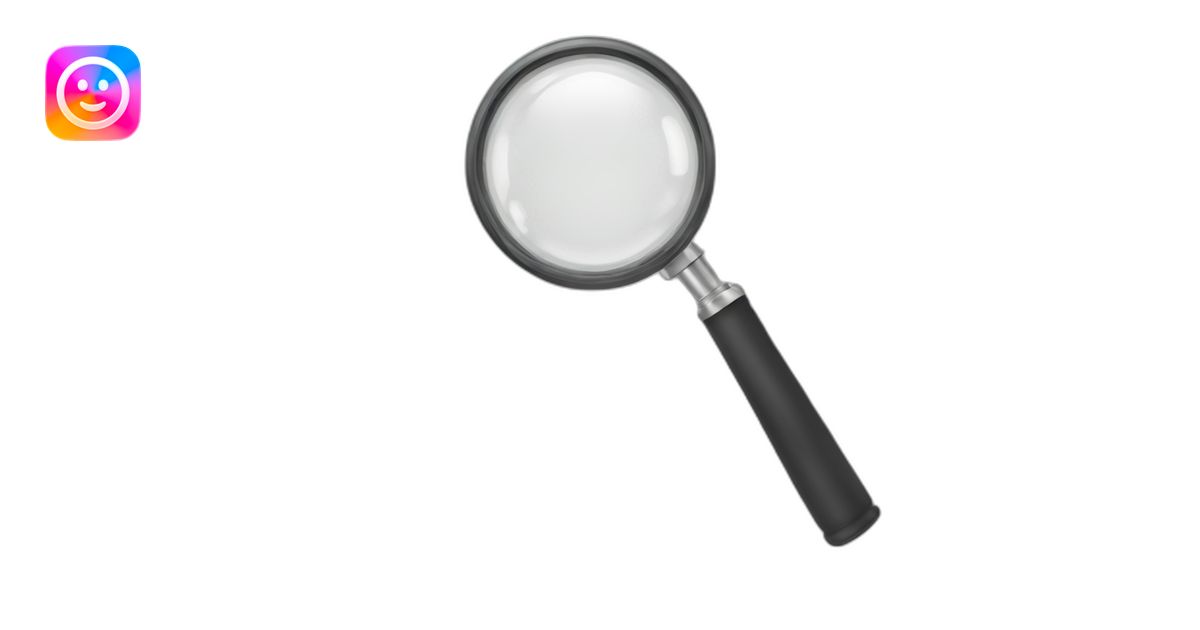 Magnifying glassMagnifying glass emoji | AI Emoji Generator