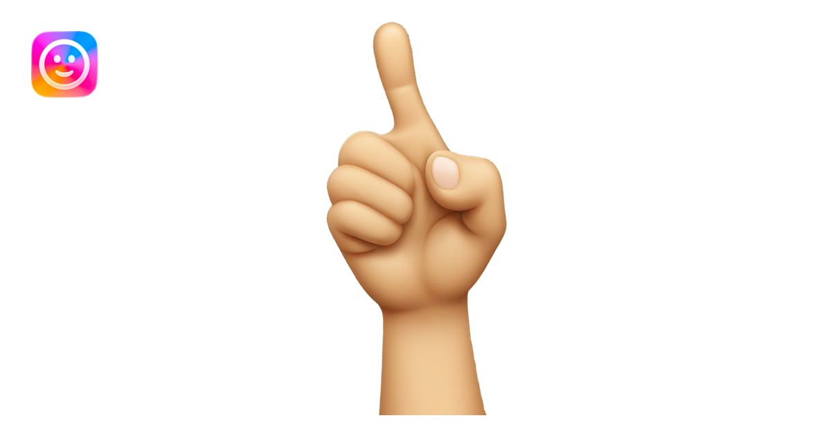 Thumbs up emoji | AI Emoji Generator