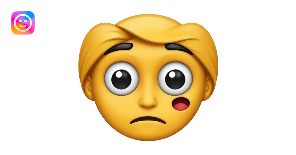 Make a distorted face emoji | AI Emoji Generator