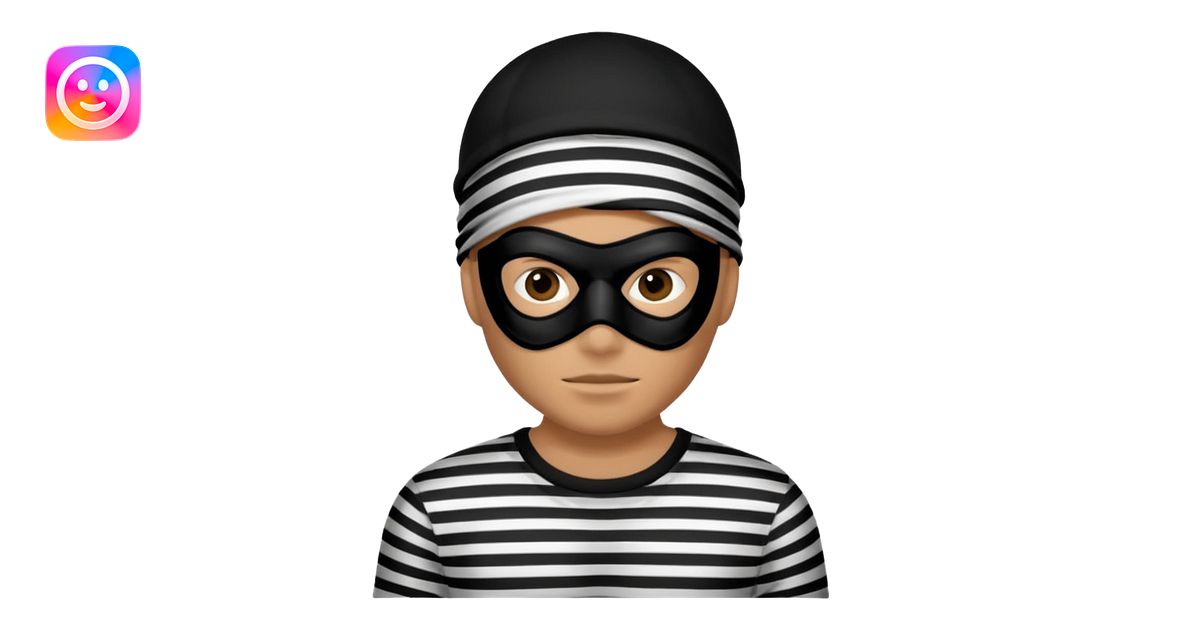 Robber emoji | AI Emoji Generator