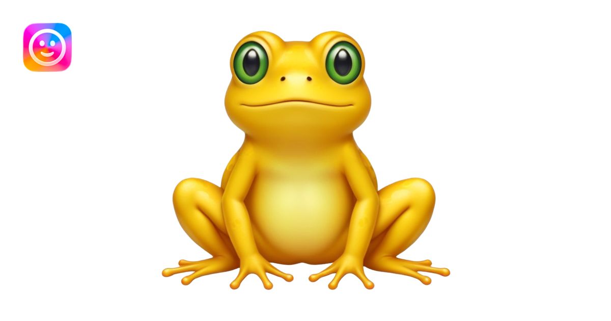 yellow frog emoji | AI Emoji Generator