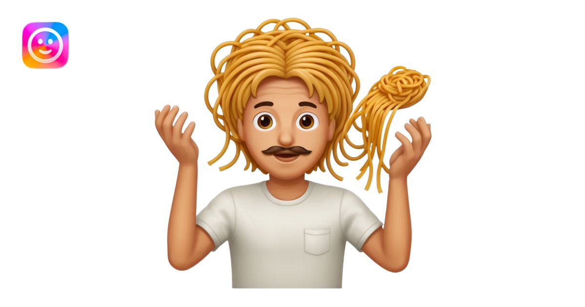 throwing spaghetti emoji | AI Emoji Generator