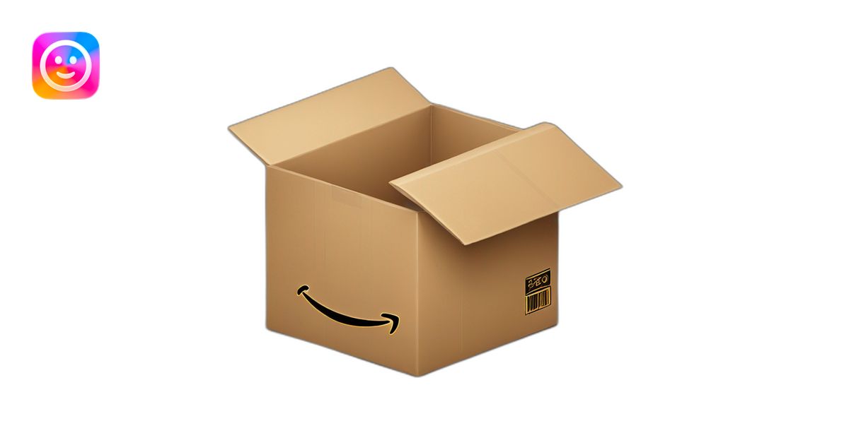AMAZON BOX WITH UPC CODE emoji | AI Emoji Generator