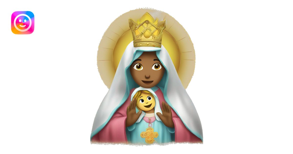 Virgen Mary emoji | AI Emoji Generator