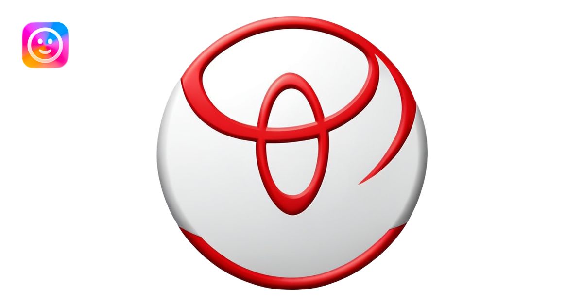 Toyota logo emoji | AI Emoji Generator