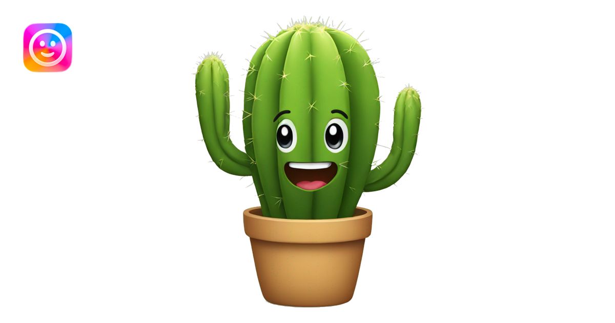 Cactus emoji | AI Emoji Generator