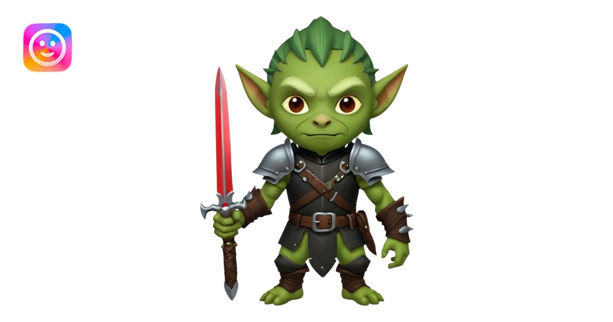 Goblin Assasin emoji | AI Emoji Generator