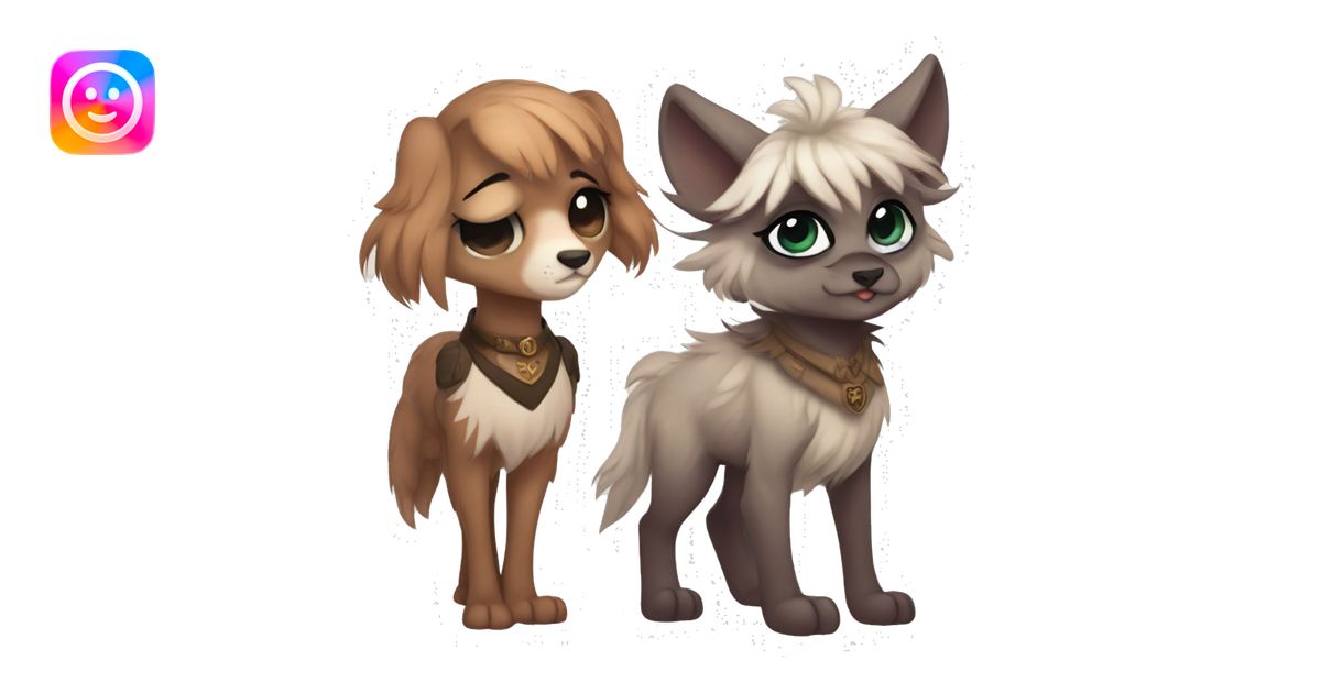 Cute fantasy-animal-fursona griffsnuff & LiLaiRa & Falvie full body ...