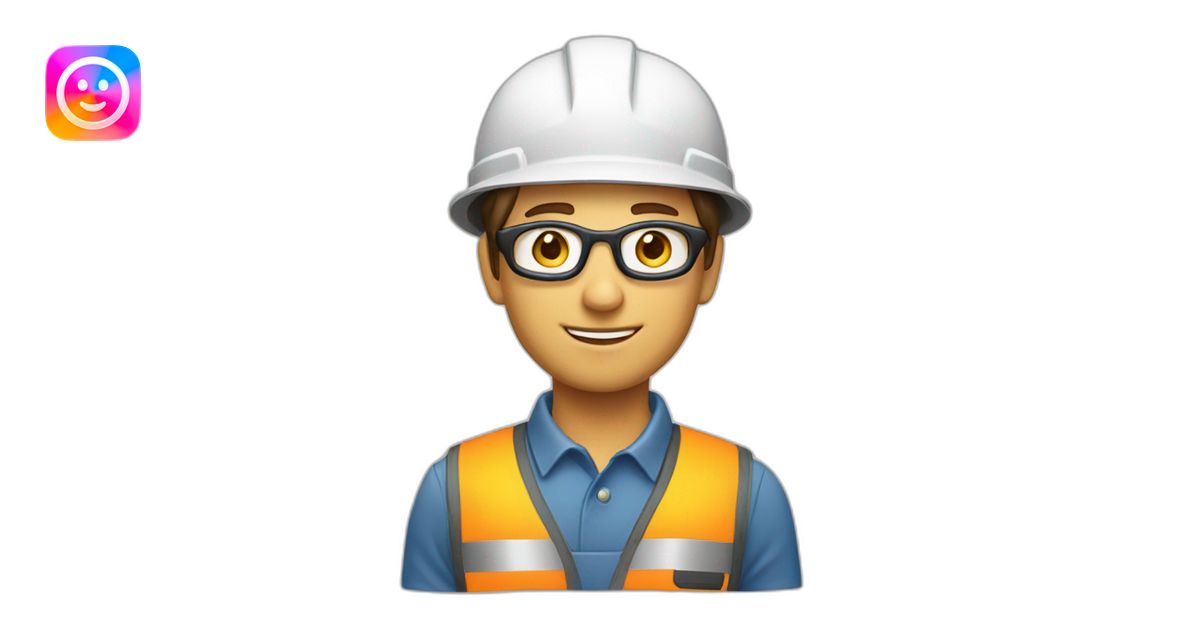 Land and house surveyor emoji | AI Emoji Generator