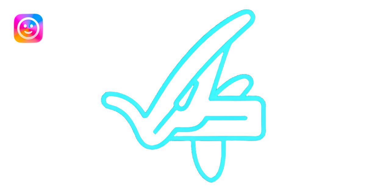 Neon cyberpunk style emoji, glowing terminal cursor with electric ...