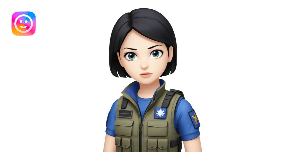 Jill Valentine resident evil emoji | AI Emoji Generator