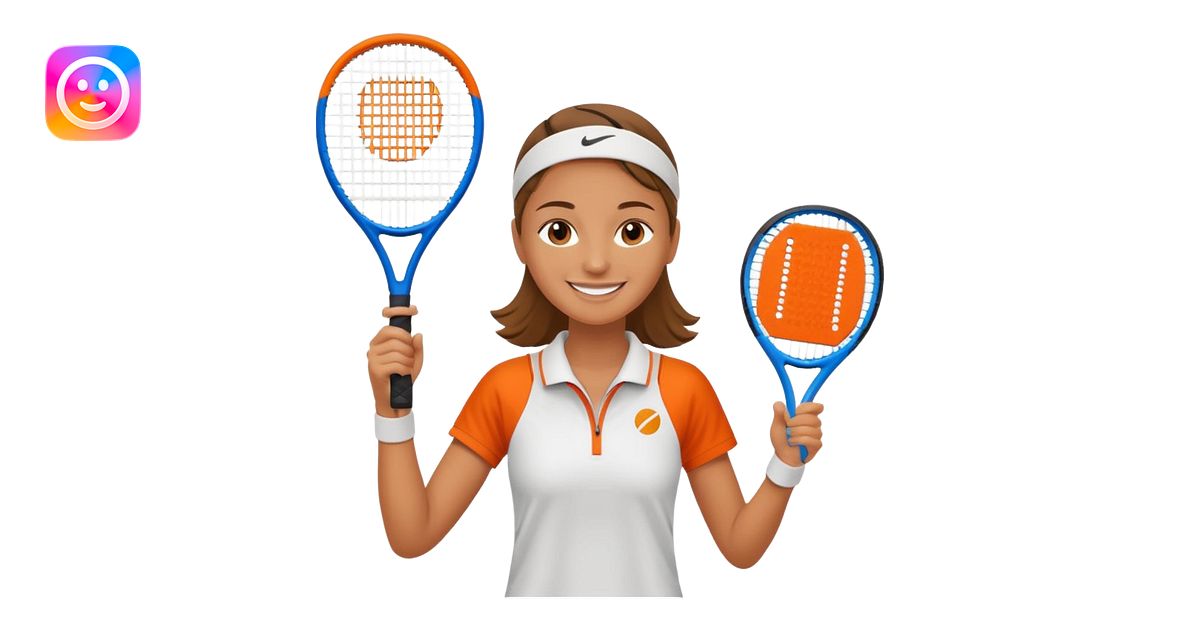 women after padel emoji | AI Emoji Generator