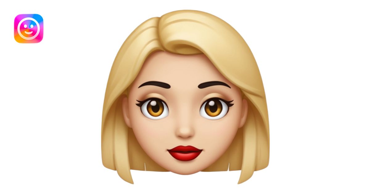 Emoji face baddie emoji | AI Emoji Generator