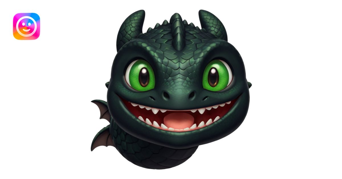 How to train your dragon toothless emoji | AI Emoji Generator