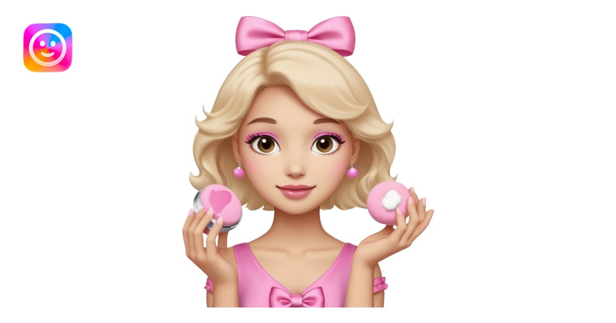 female face, light skin tone, small simple closed smile. One hand ...
