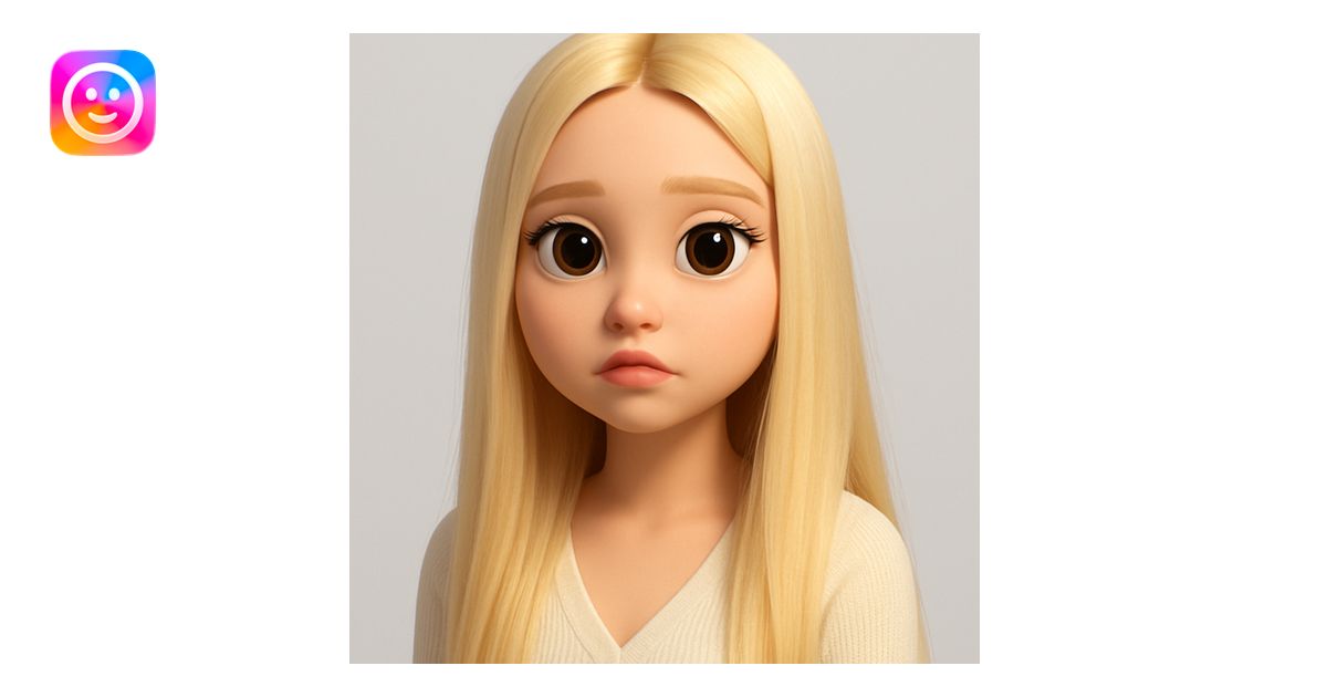 Create a realistic 3D emoji based on the reference image with ...