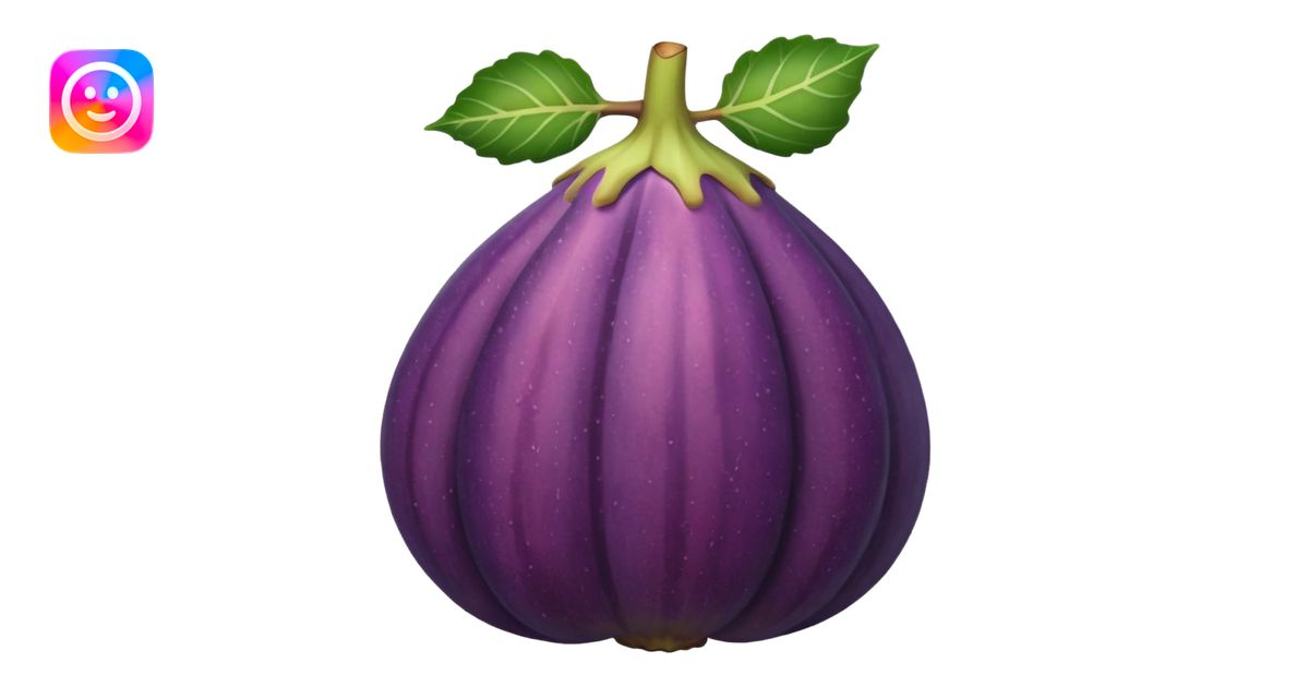 fig the fruit emoji | AI Emoji Generator