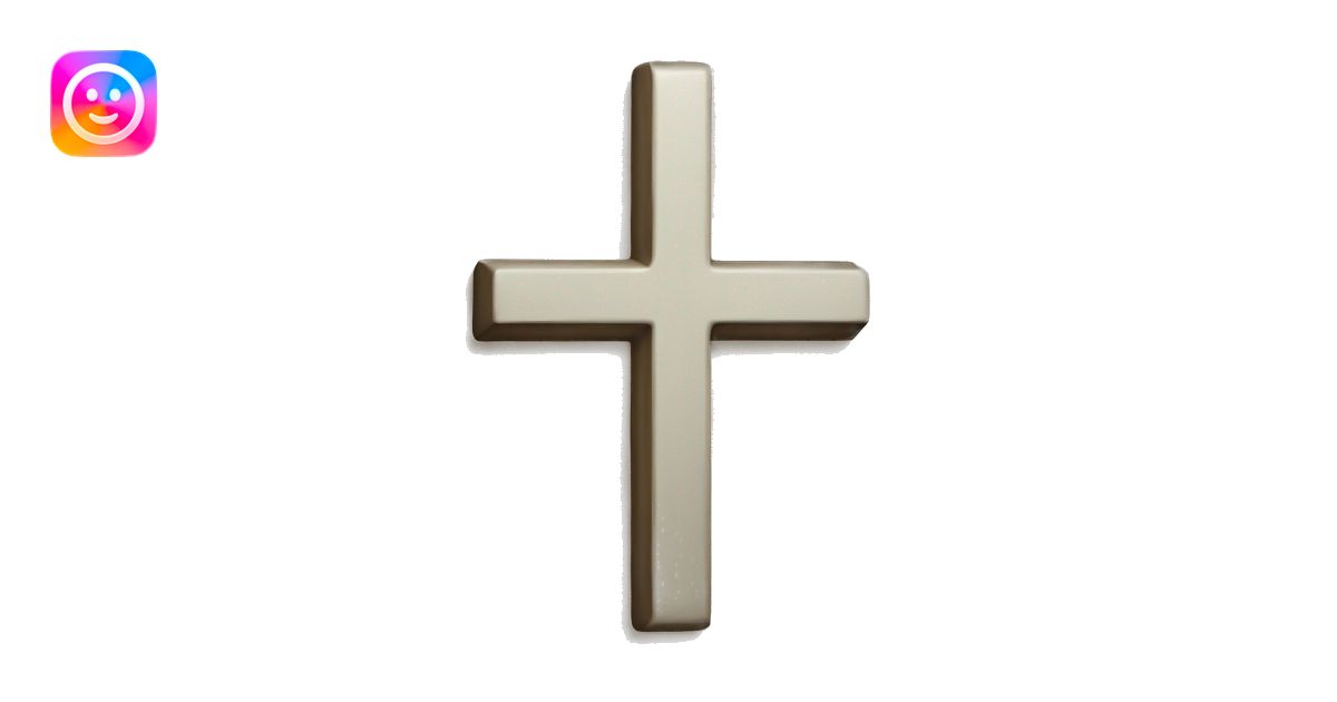 cross emoji | AI Emoji Generator