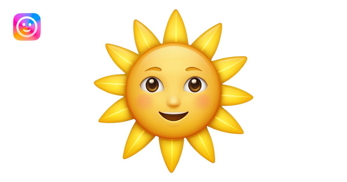 star SUN emoji | AI Emoji Generator