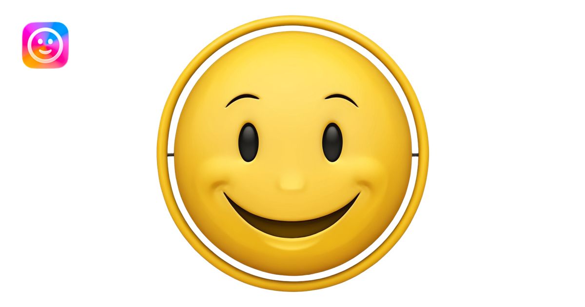 smiley face with motion lines emoji | AI Emoji Generator