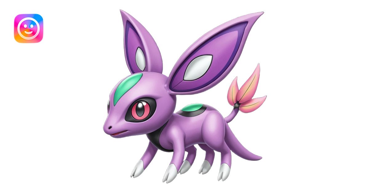 Meloetta-Genesect-Noibat-Pokémon-Fakémon-creature emoji | AI Emoji ...