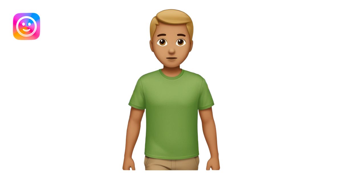 Tourist Character in green Shirt Moving with purpose through the ...