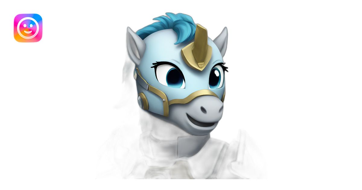 mlp pony sapcemarine pony in power armor emoji | AI Emoji Generator