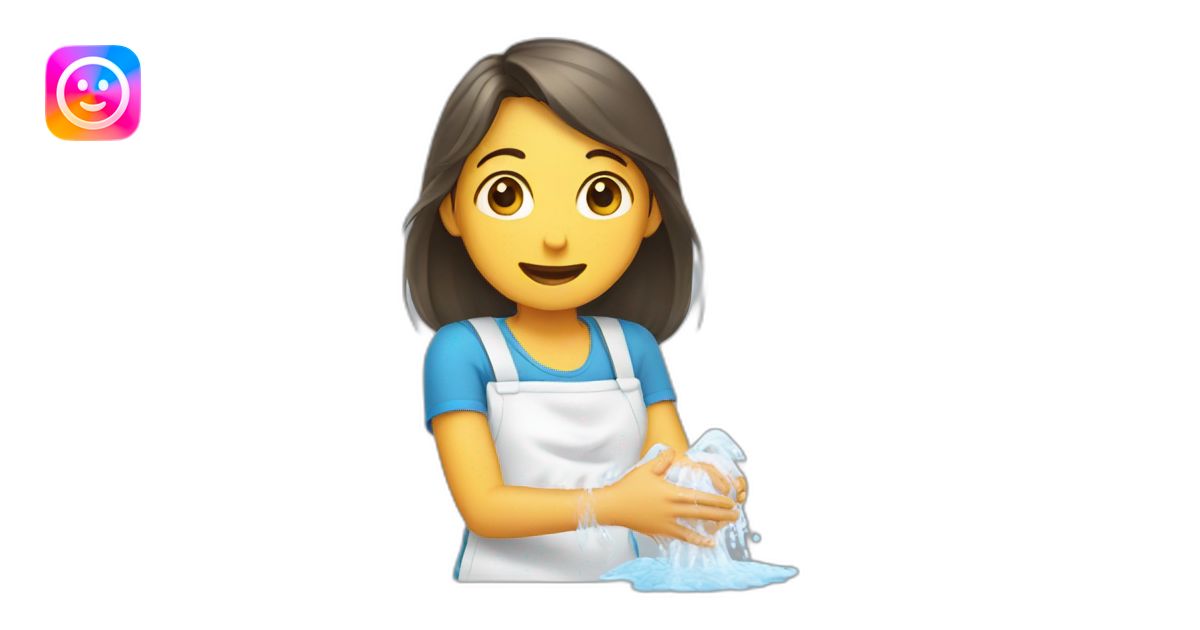 busy washing hands emoji | AI Emoji Generator