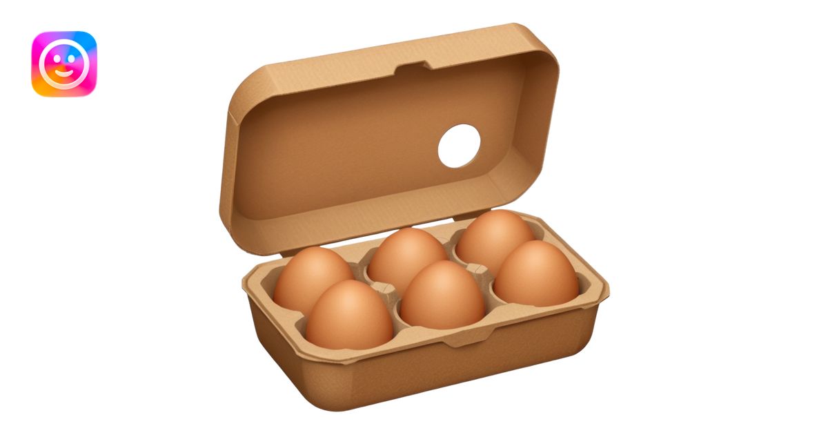 empty egg box emoji | AI Emoji Generator