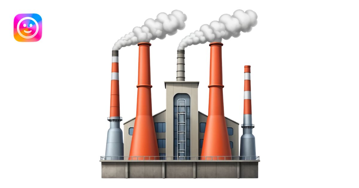 Thermal power plant emoji | AI Emoji Generator