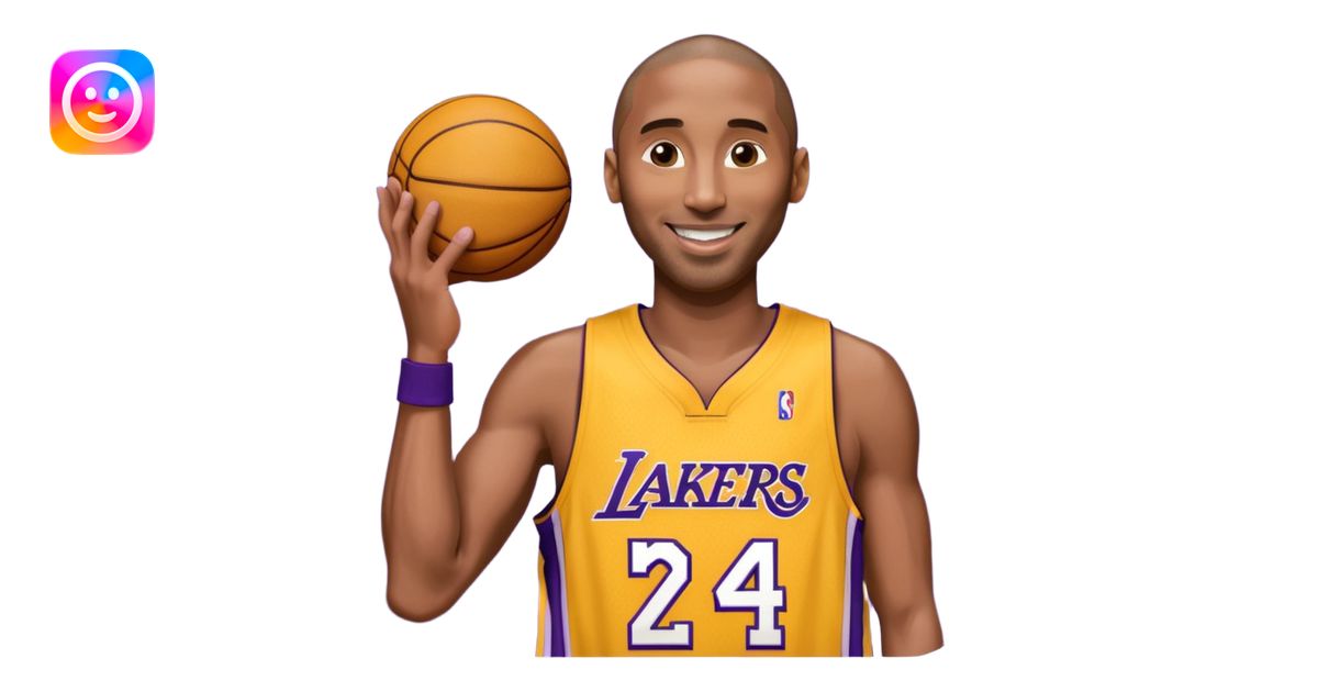 Kobe bryant jersey emoji | AI Emoji Generator