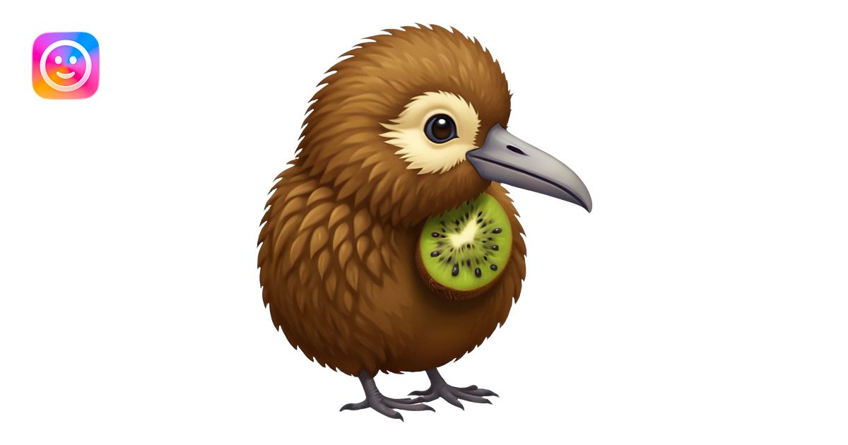 Kiwi bird emoji | AI Emoji Generator