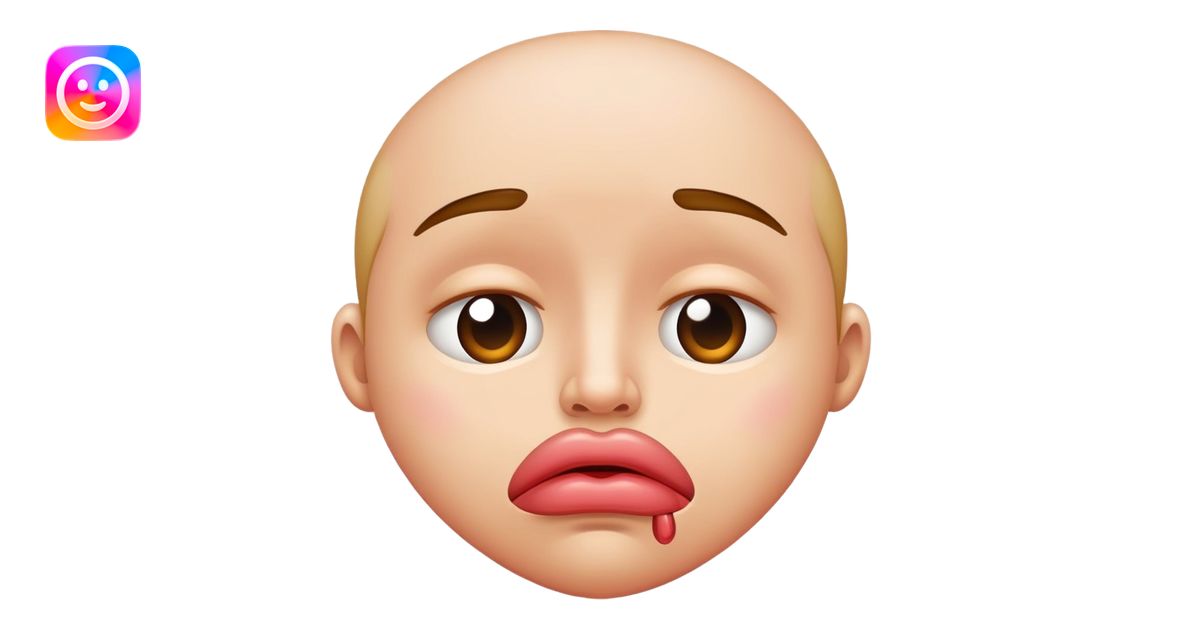 Sad lower lip emoji emoji | AI Emoji Generator