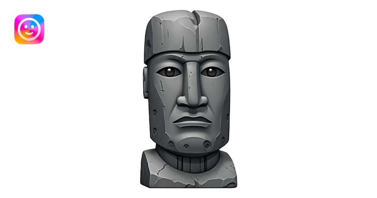 Sigma moai gigachad statue emoji | AI Emoji Generator