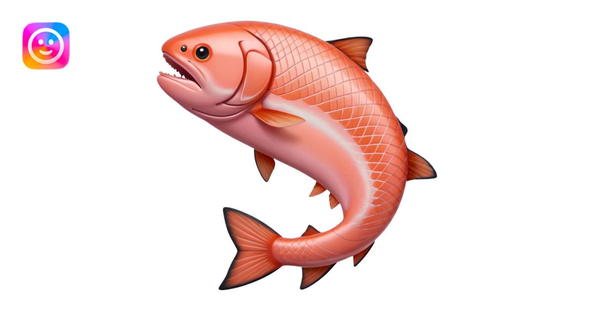 salmon PDRN emoji | AI Emoji Generator