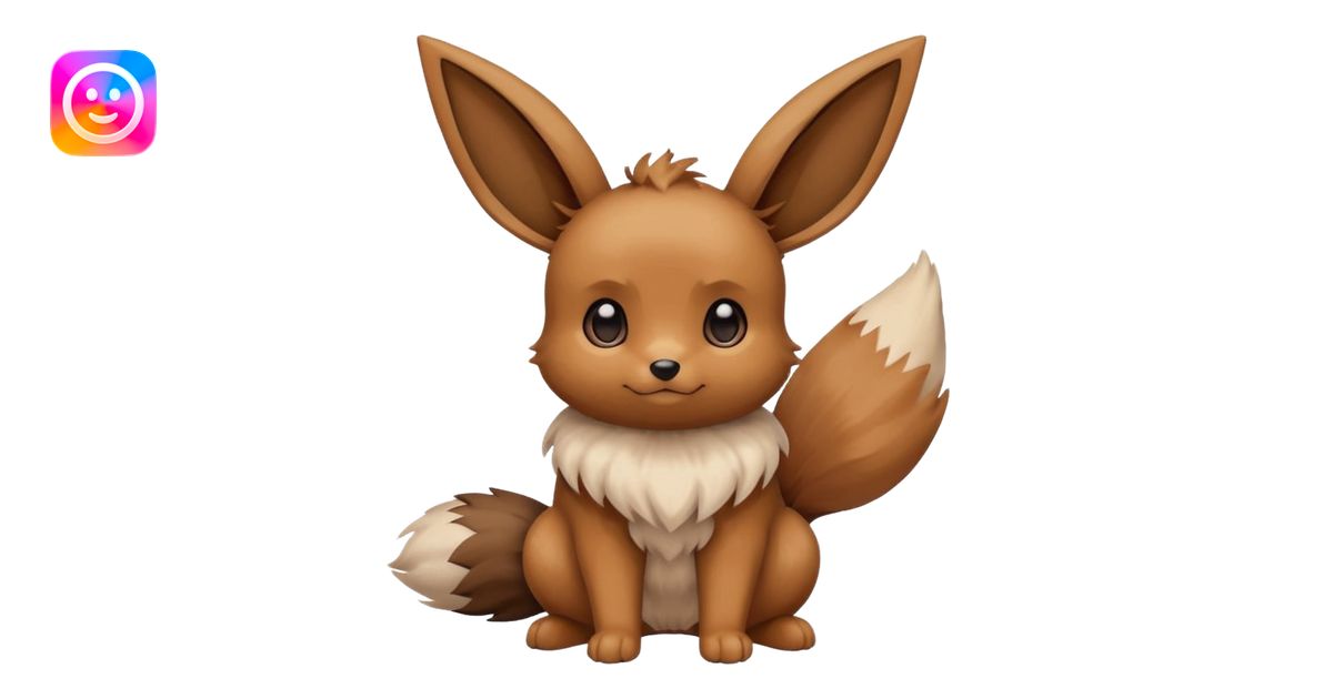 Eevee pokemon emoji | AI Emoji Generator