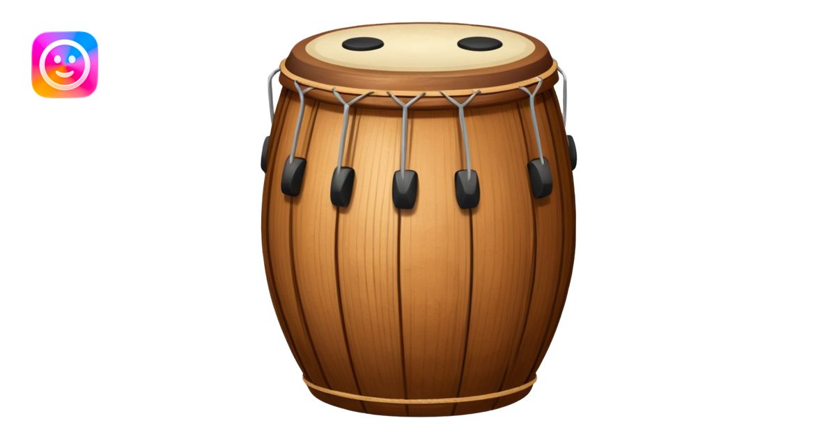 Create a instrument of tabla emoji emoji | AI Emoji Generator
