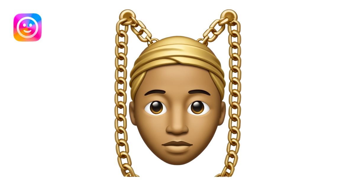 a chain that says shakur emoji | AI Emoji Generator