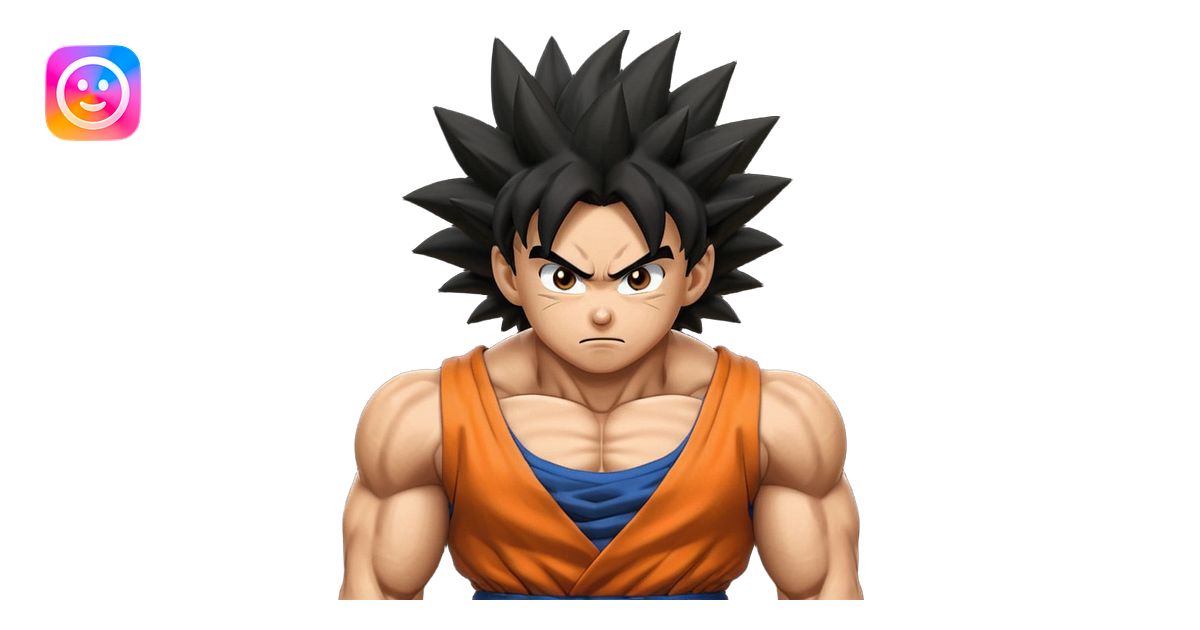 Goku angry emoji | AI Emoji Generator