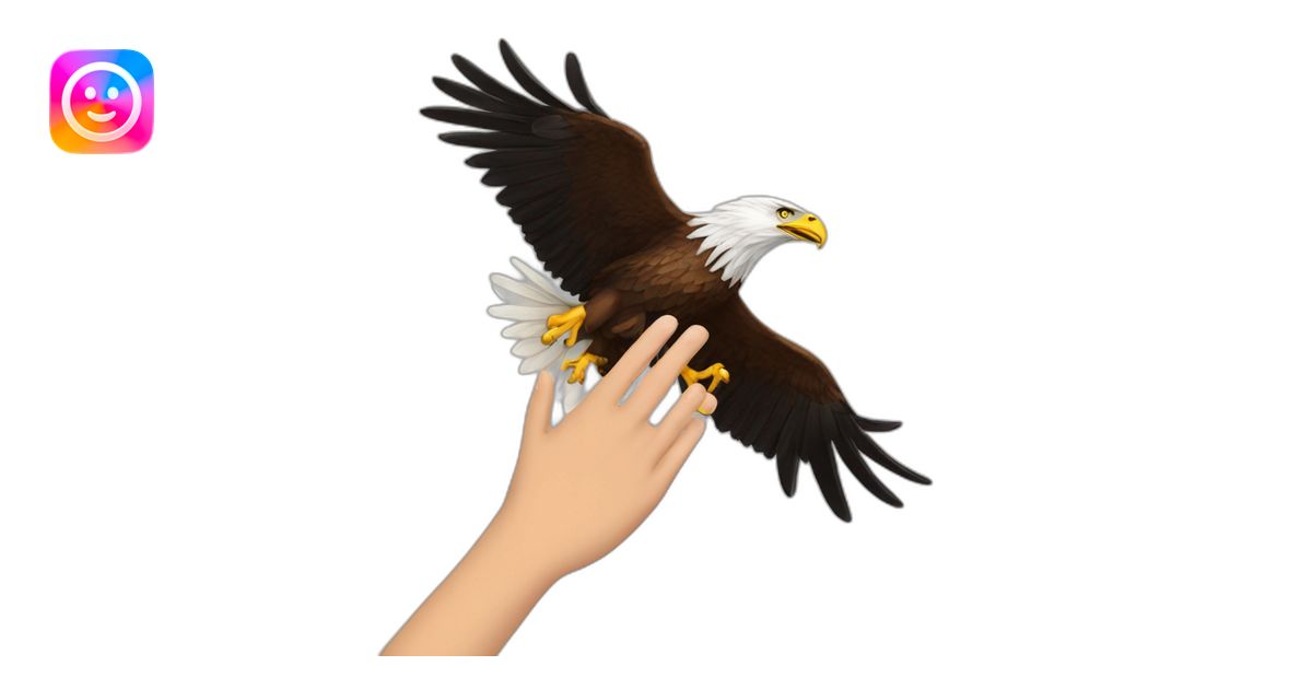 Albanian eagle hands emoji | AI Emoji Generator