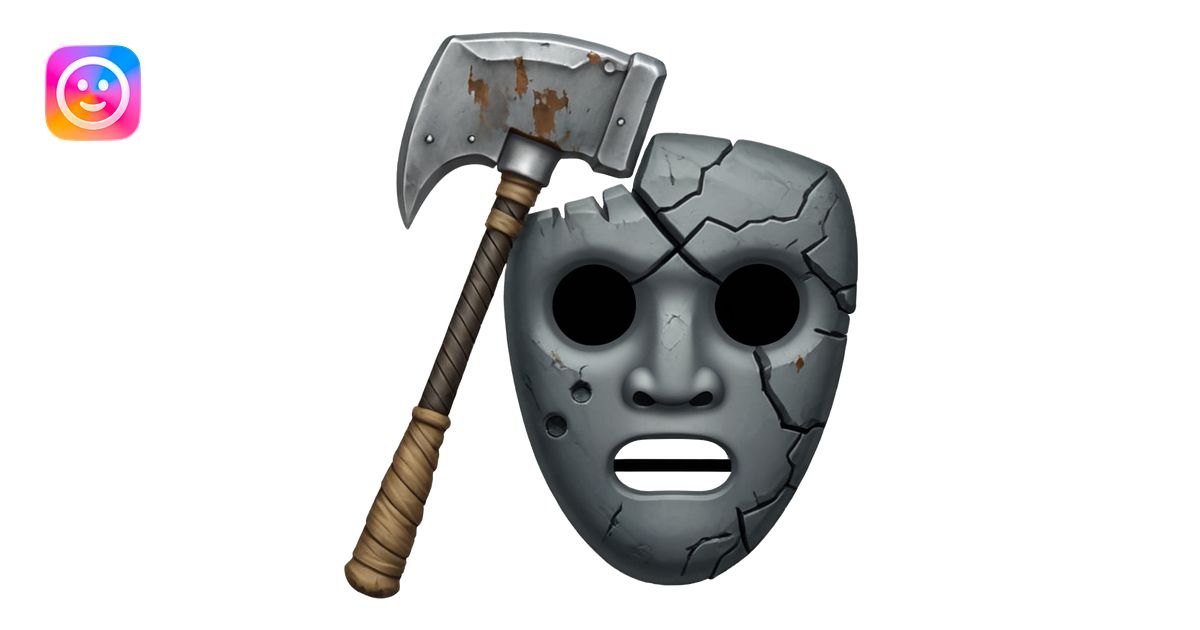Stone Head War Club emoji | AI Emoji Generator