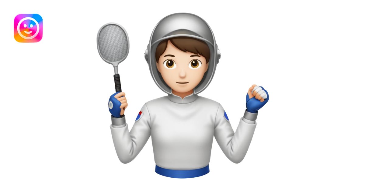 fencing emoji | AI Emoji Generator