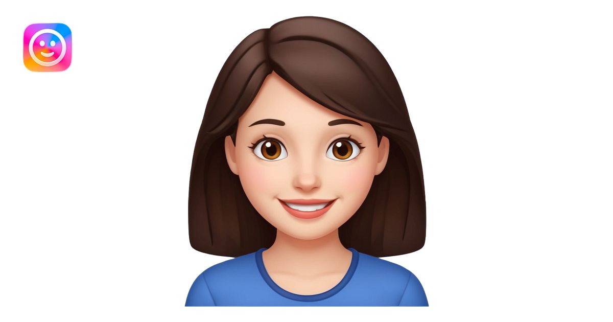 brunette girl emoji emoji | AI Emoji Generator