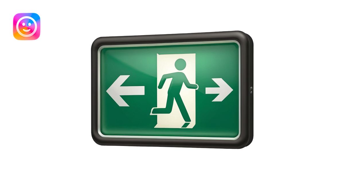 emergency exit emoji | AI Emoji Generator