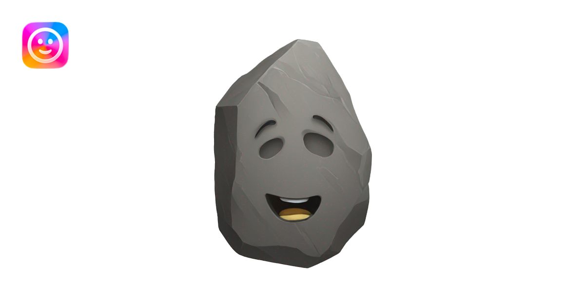 Rock emoji | AI Emoji Generator