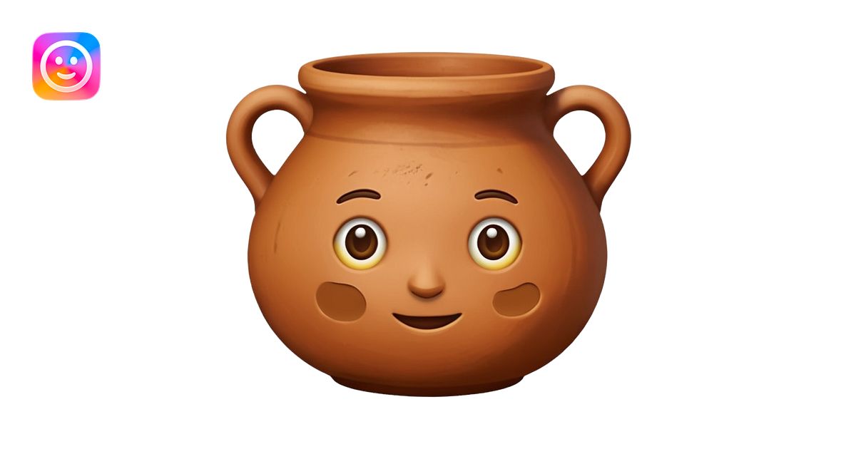 clay pottery without face emoji | AI Emoji Generator