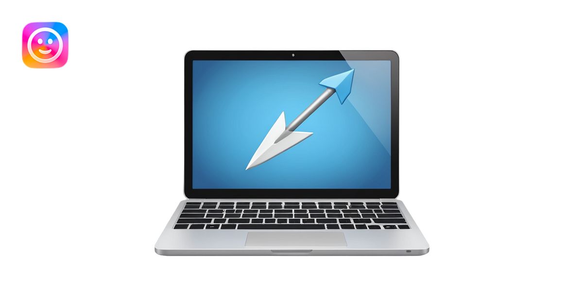 mouse pointer laptop emoji | AI Emoji Generator