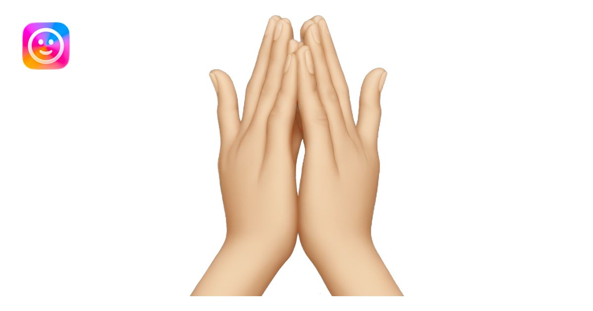 hands praying emoji | AI Emoji Generator