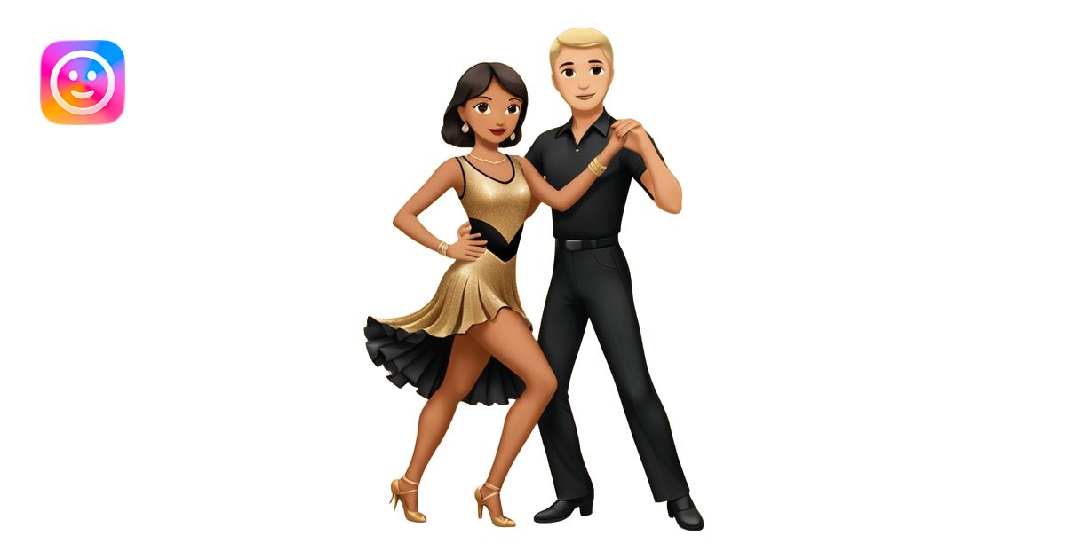 Dancesport professional latin couple dancing the rumba, the women is in ...