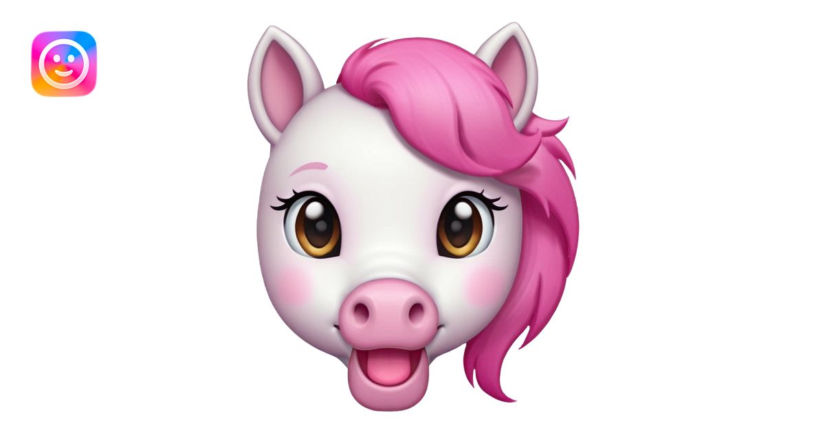 puffing-pony emoji emoji | AI Emoji Generator
